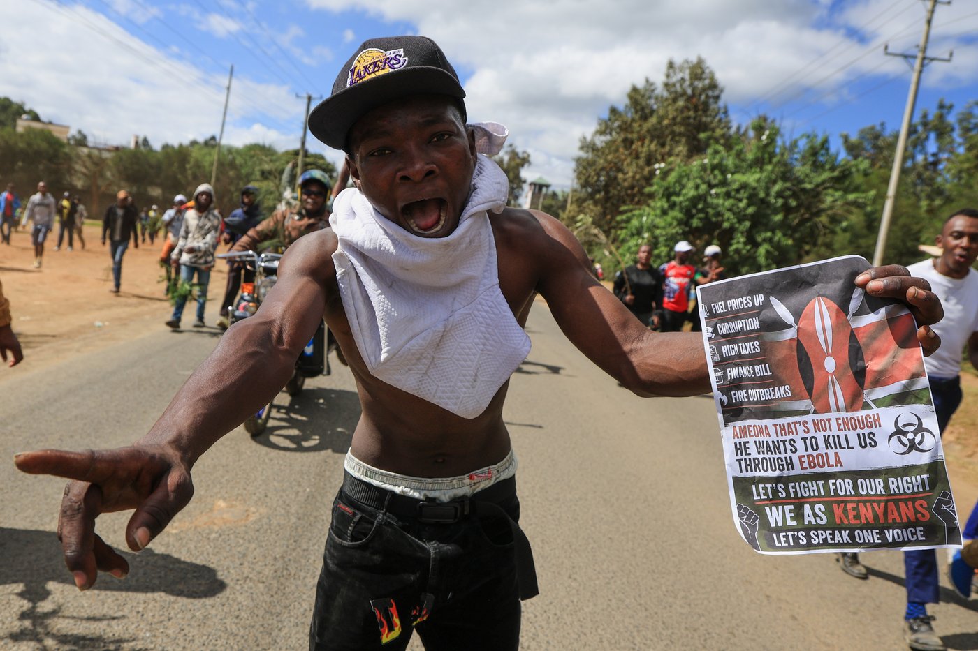 Hundreds of youths protest outside Kenya's Ebola quarantine center for ...