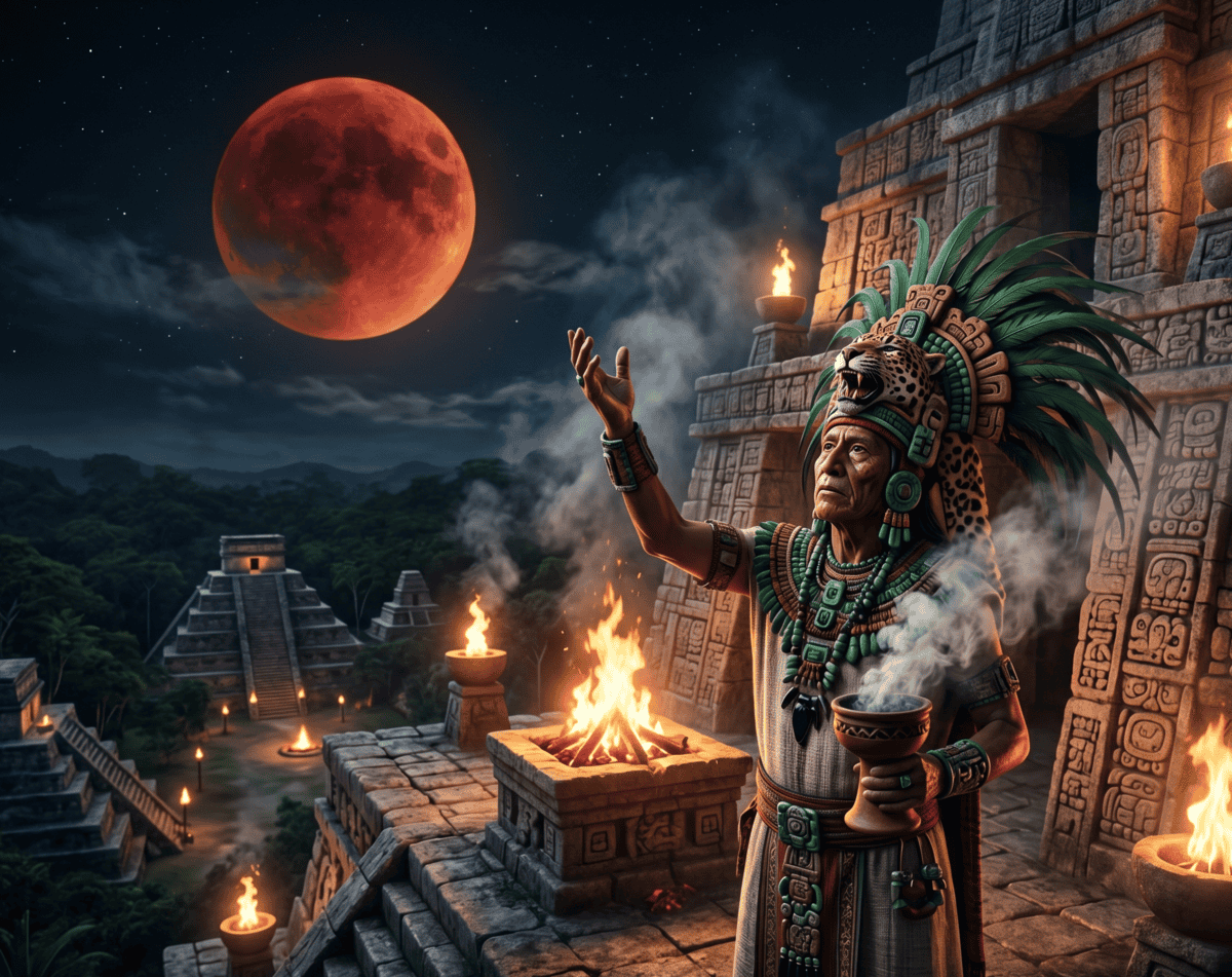 7 ancient rituals performed during blood moons