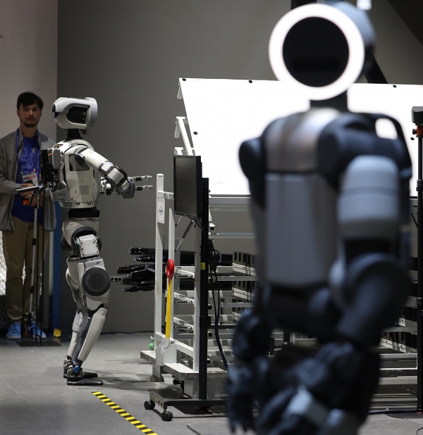 The machines are clocking in as Hyundai rewrites the factory workforce