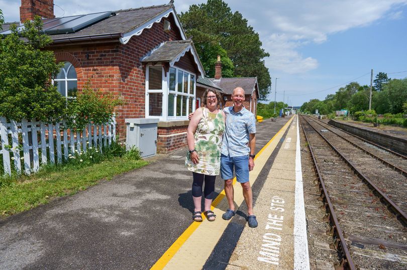 We live in our dream home where 12 trains stop every day