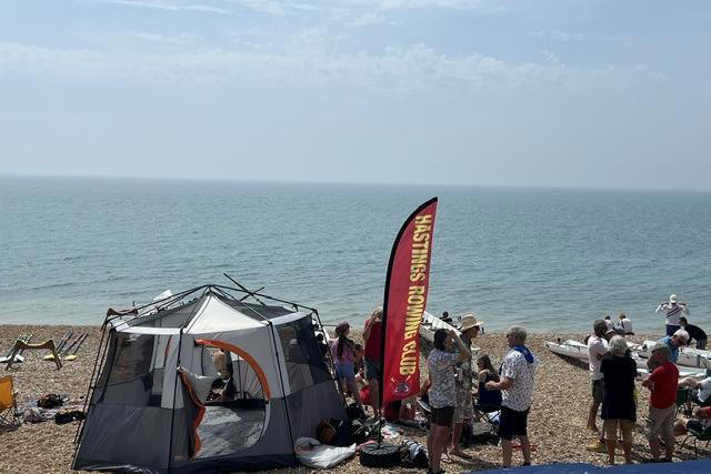 Rowing regatta creates colourful spectacle on Hastings seafront