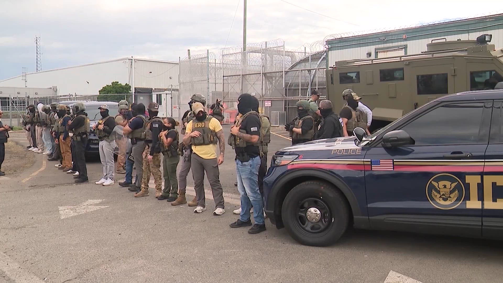Protests continue outside New Jersey ICE detention facility