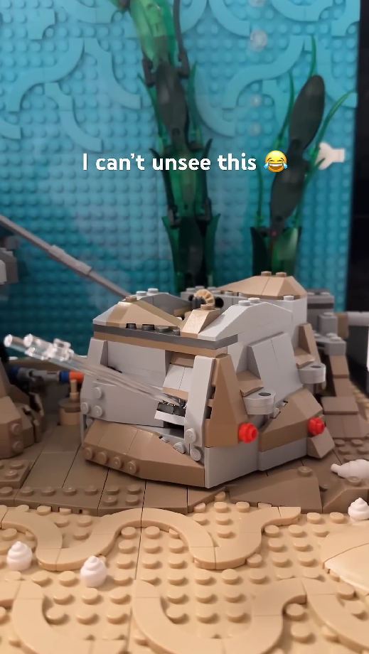 Creative LEGO Perry the Platypus custom build