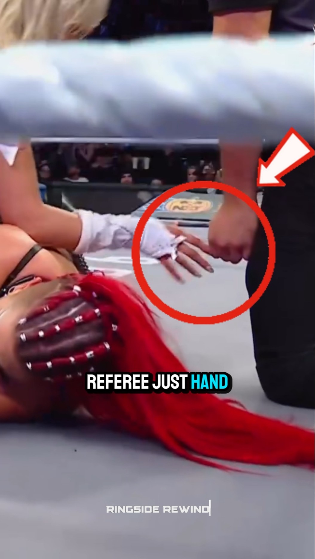 Ref Caught Handling Blake Monroe an Object😯