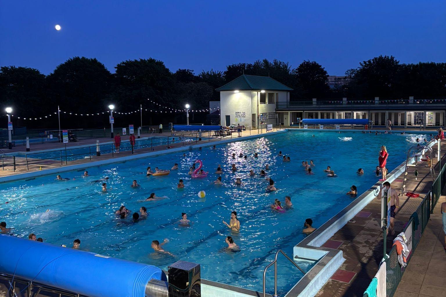 Happy 90th birthday Peterborough Lido! Party goers make a splash at ...