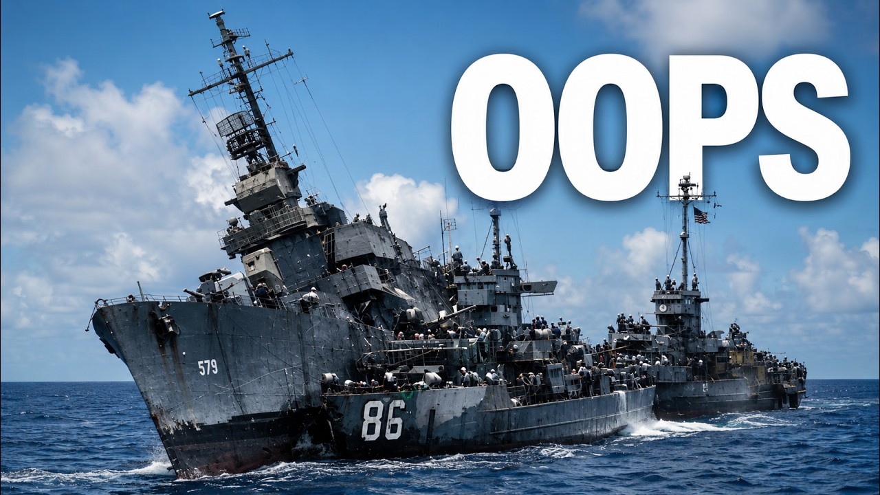 The American warship that needed a babysitter