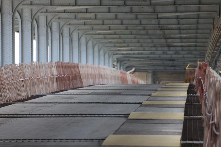 Walk the underside of Cleveland’s Veterans Memorial Bridge