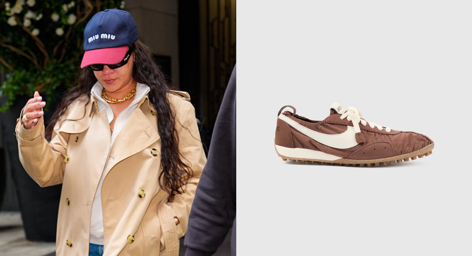Rihanna trades in Pumas for Nike x Jacquemus sneaker in NYC