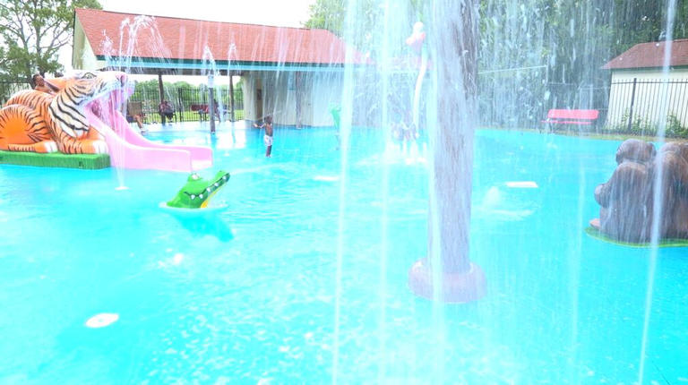 Jackson Zoo unveils colorful makeover with murals, splash pad