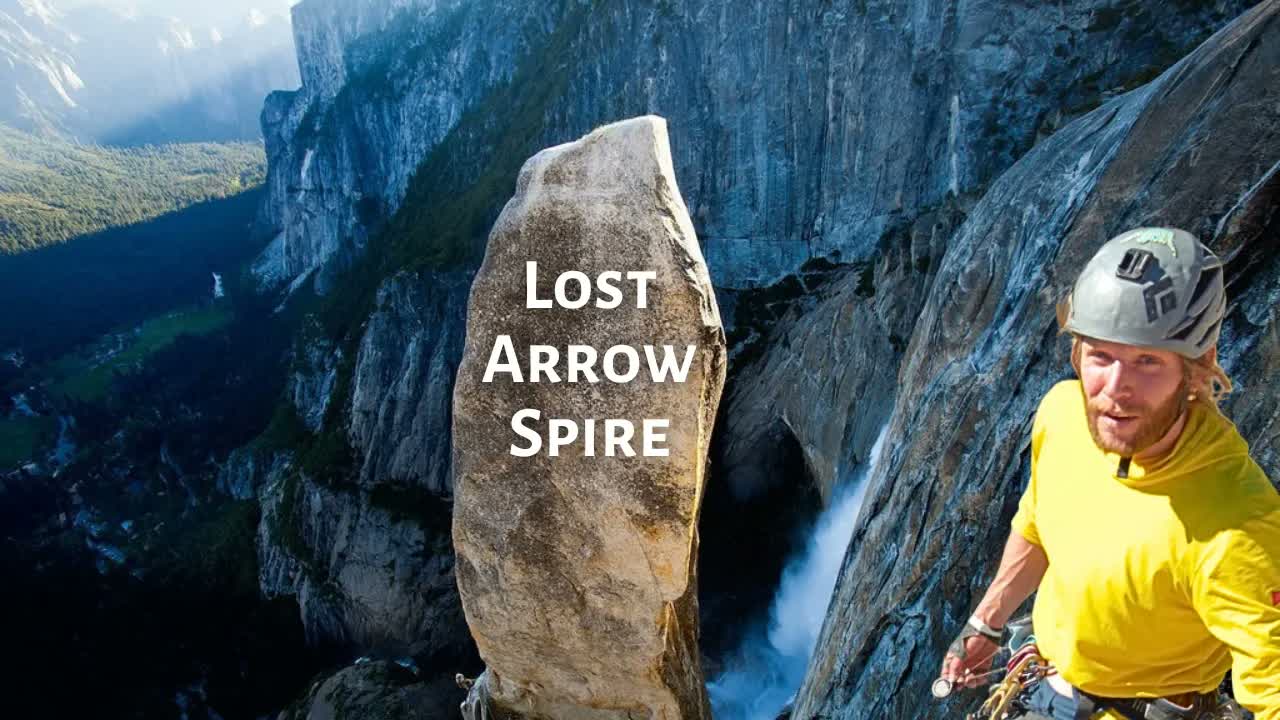 Climbing the Lost Arrow Spire: 2,000 feet up!