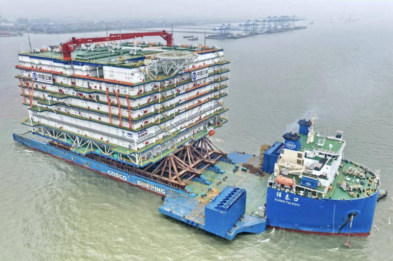 China arroja al océano el gran milagro de su ingeniería y soluciona un ...