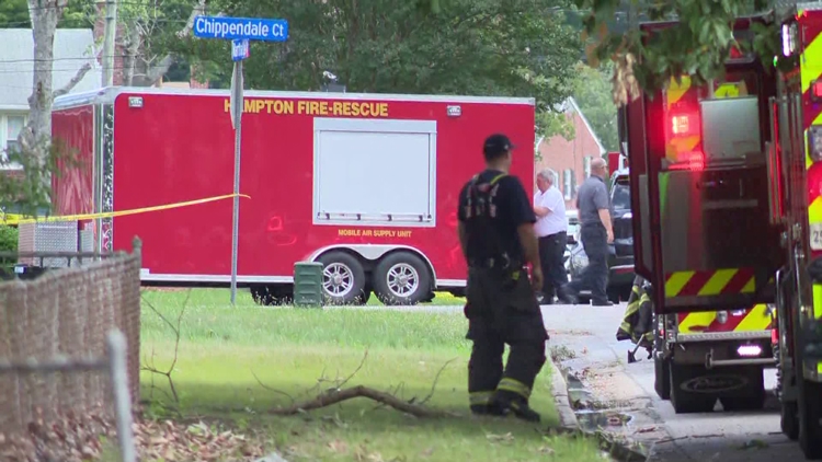 Hampton house fire leaves 1 dead, another critically injured