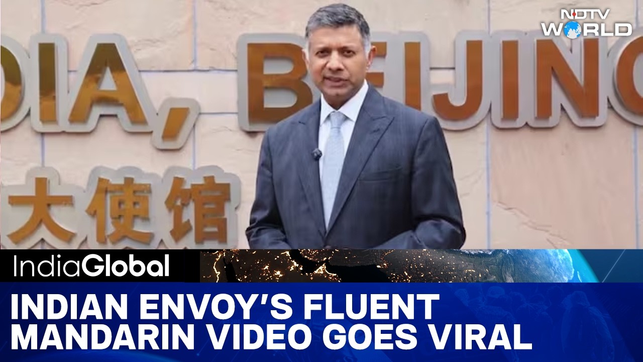 Indian envoy's fluent Mandarin embassy tour goes viral in China