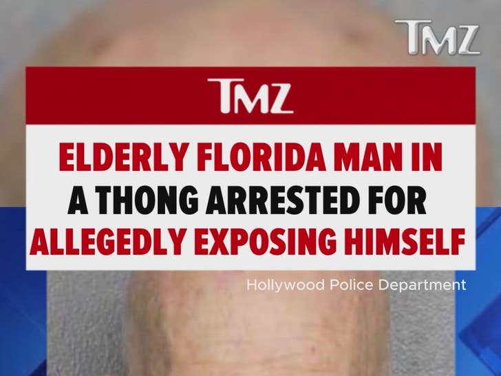 Florida man busted for allegedly wearing G-string thong