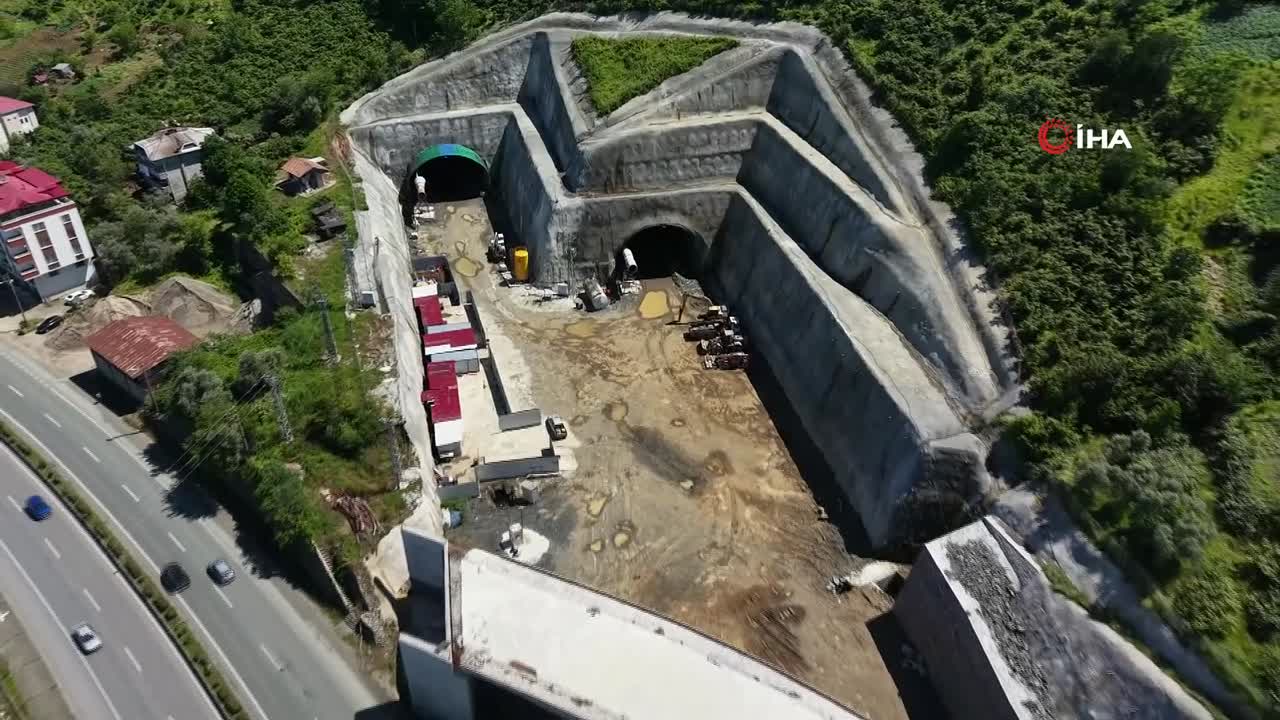 Trabzon'un 30 yıllık hayali olan Güney Çevre Yolu Projesi'nde geri ...