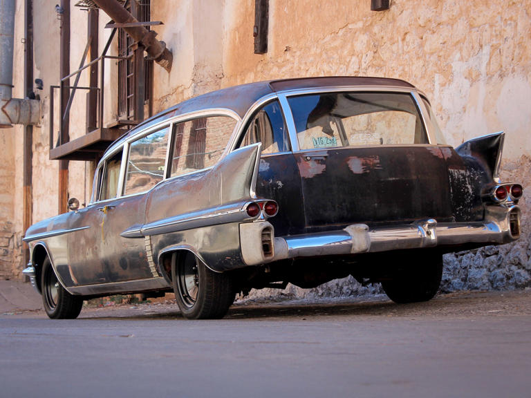Left for dead: LS Power resurrected this 1958 Cadillac hearse
