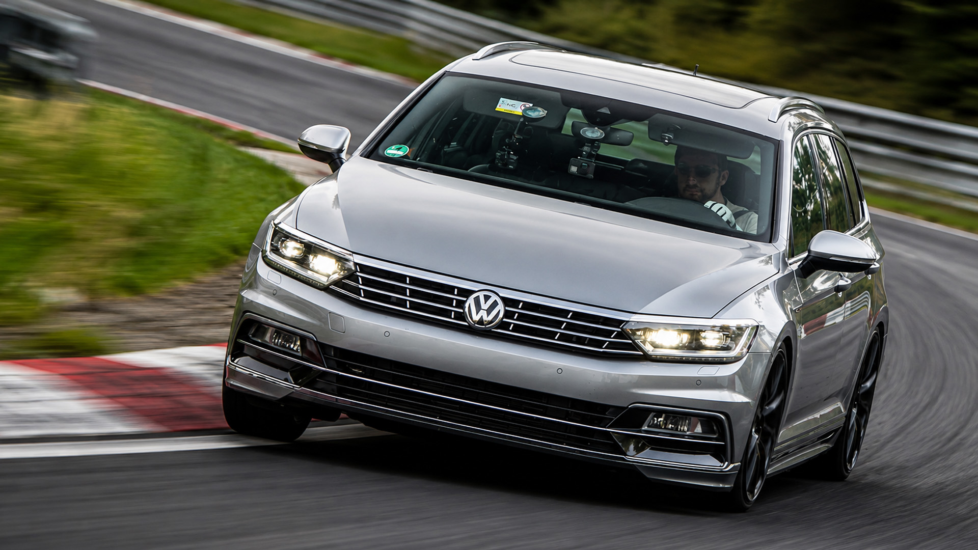 When a family wagon hits the track like a race car