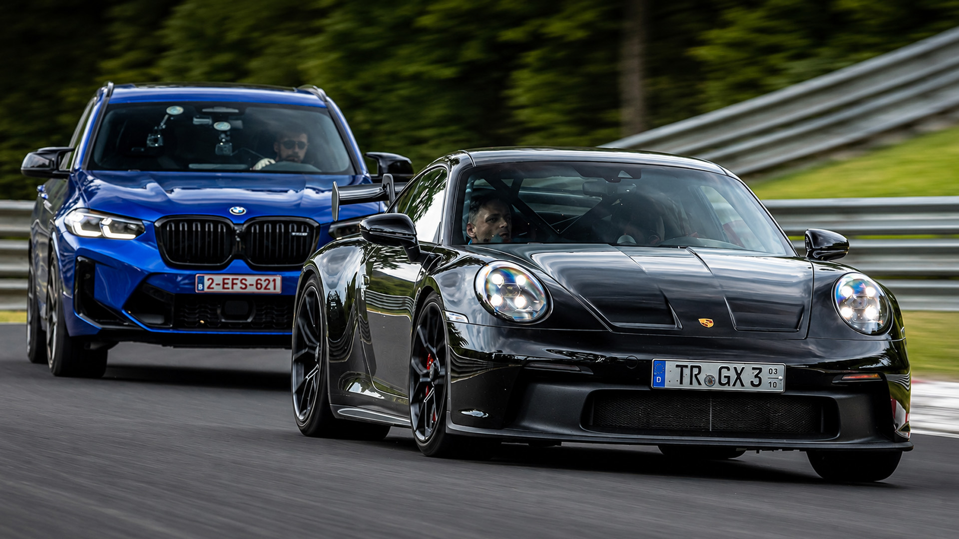 Can 630HP BMW X3M match Porsche speed on race track?