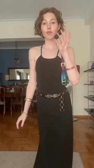 Vintage Celine dinner look in Athens with family heirloom jewelry