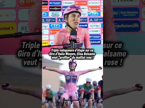 Elisa Balsamo s’attend à perdre sa tunique rose ce mardi sur le contre ...
