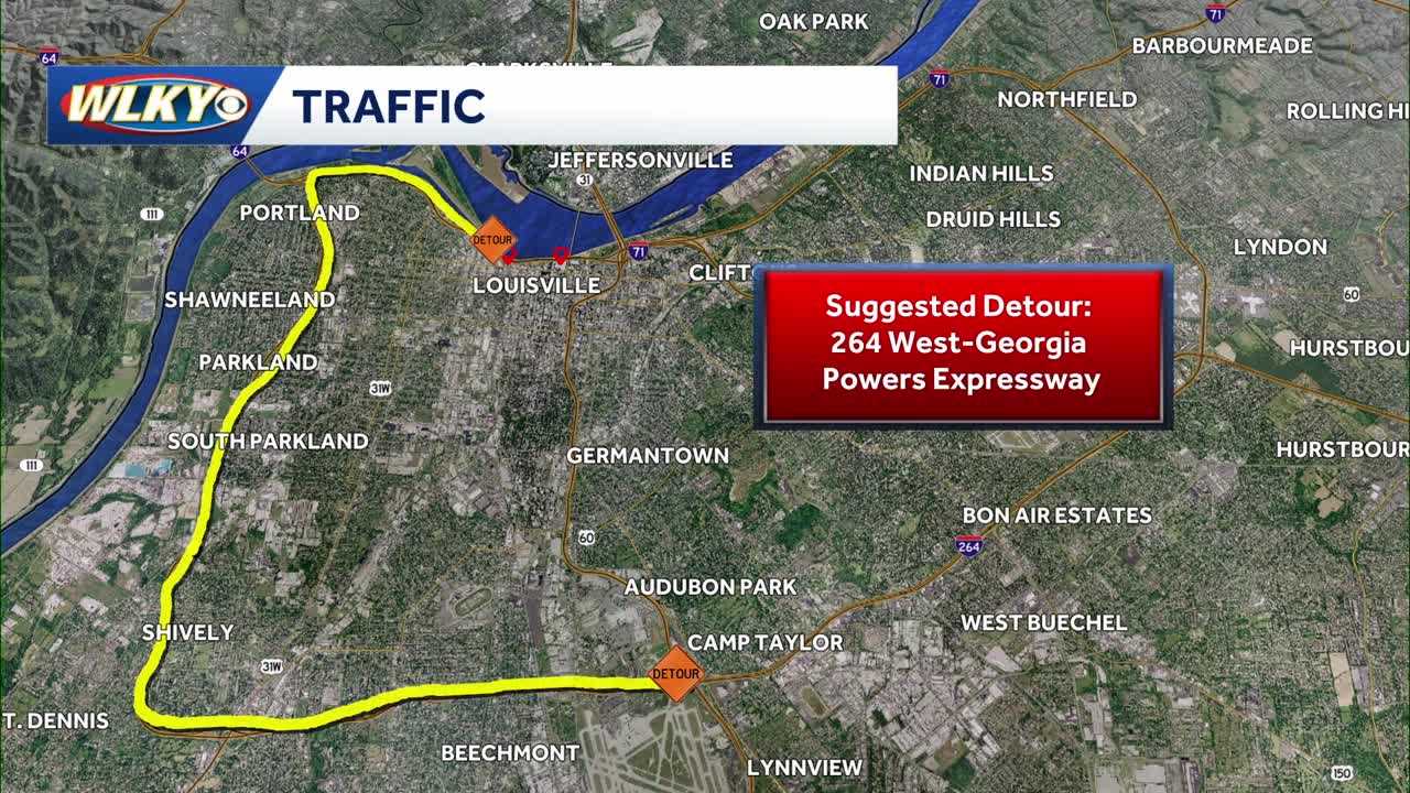 I-65 closure in Louisville | Noon update