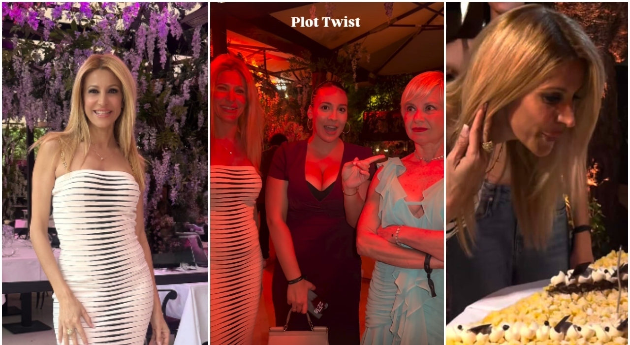 Adriana Volpe festeggia 53 anni. L'outfit, la location, gli invitati ...