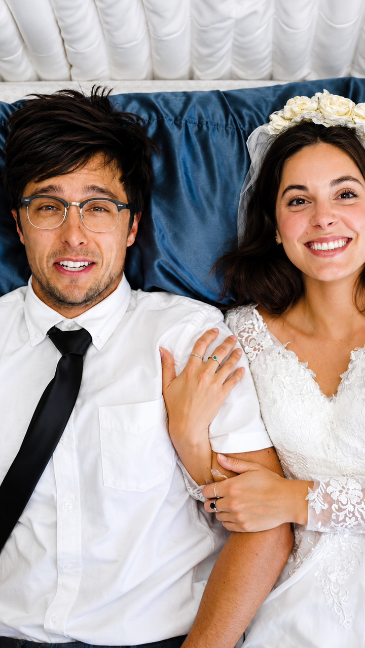 A satire sketch compares romance from marriage to modern apps
