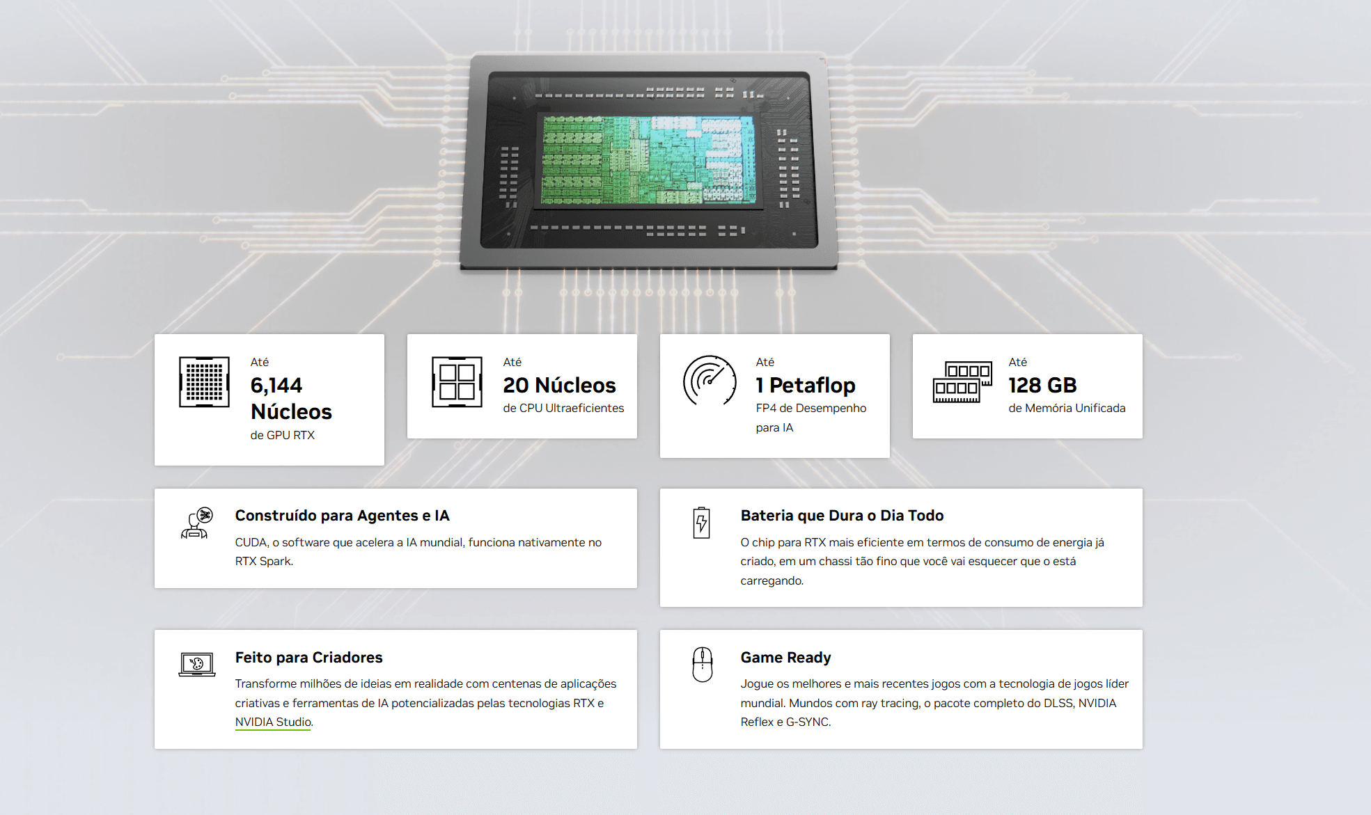 RTX Spark: Como o chip de 1 petabyte da Nvidia lida com games? Entenda