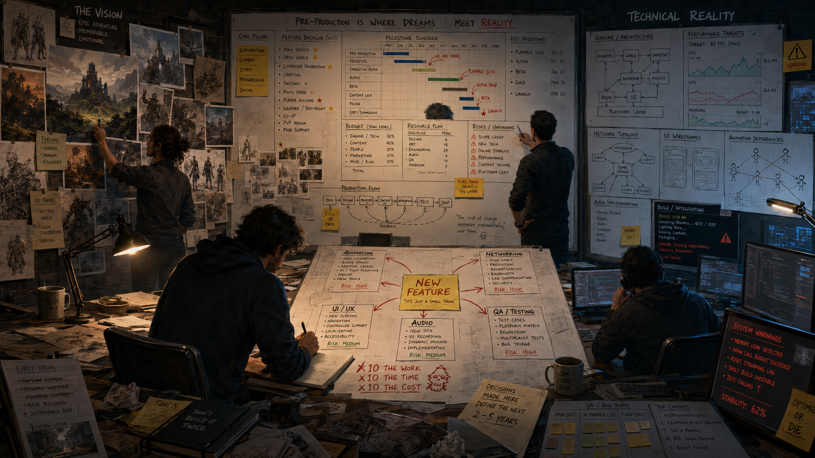 10 stages a video game goes through before its official release