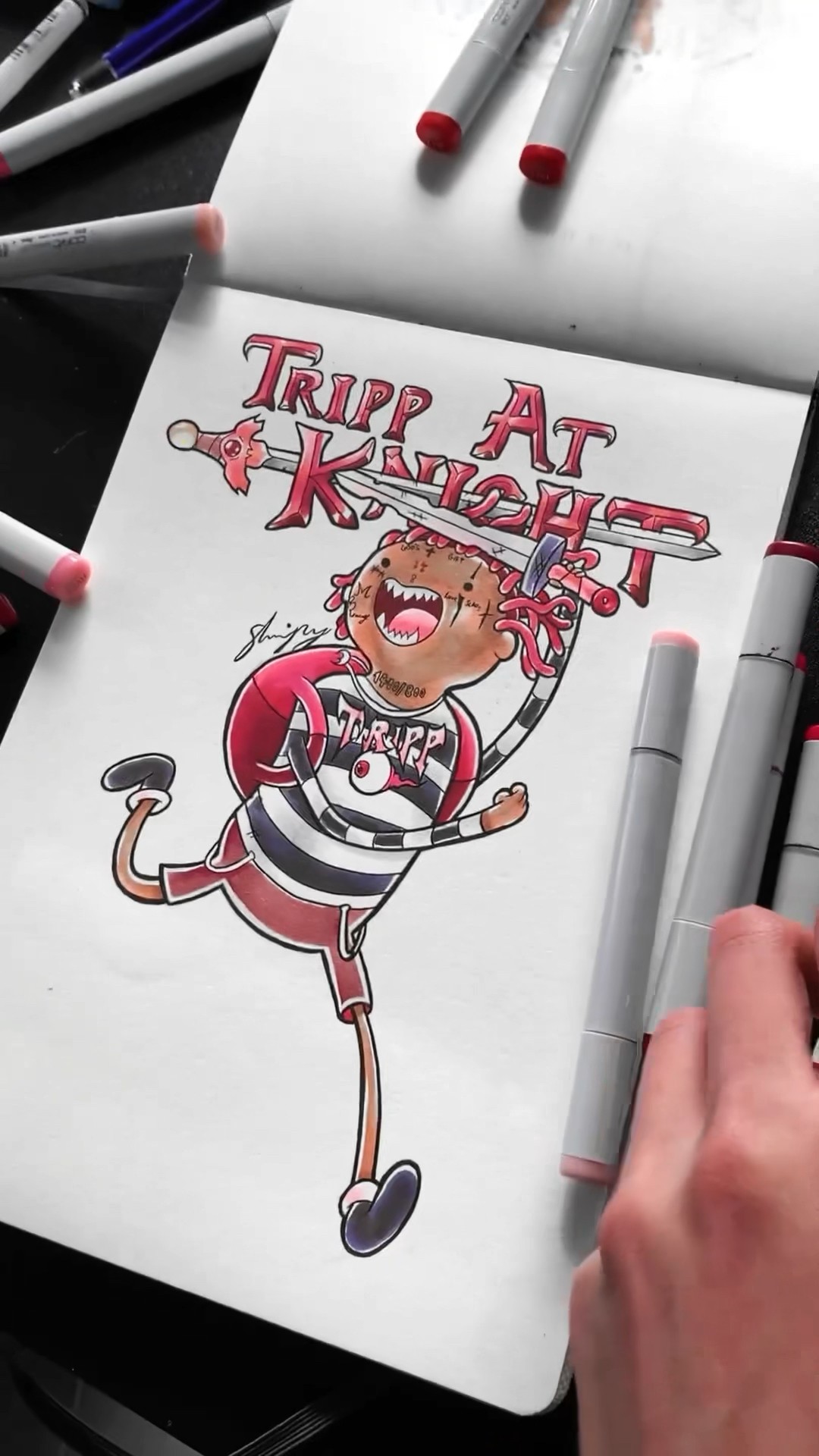 Artist turns Trippie Redd into an Adventure Time character