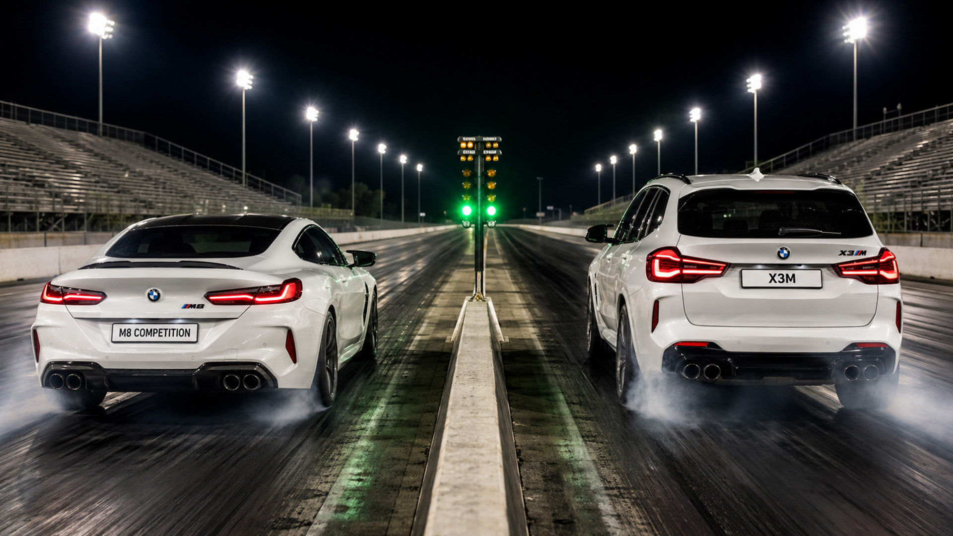 Can Tuned BMW X3M Beat BMW M8 Competition Drag Race