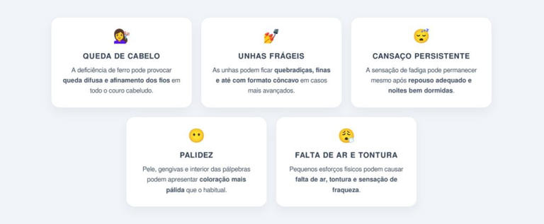 Unhas fracas e queda de cabelo: cinco sinais de deficiência de ferro