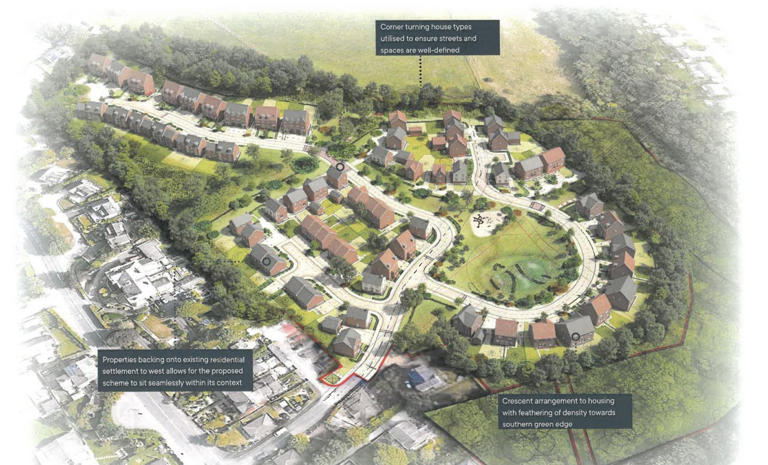 150 people formally object to plans for 80 homes in Ribble Valley town