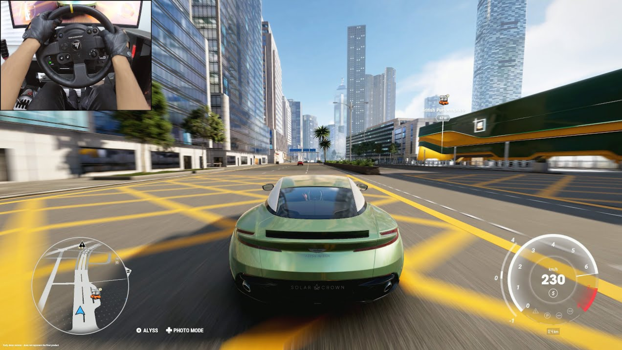 Aston Martin DB11 in Test Drive Unlimited Solar Crown gameplay