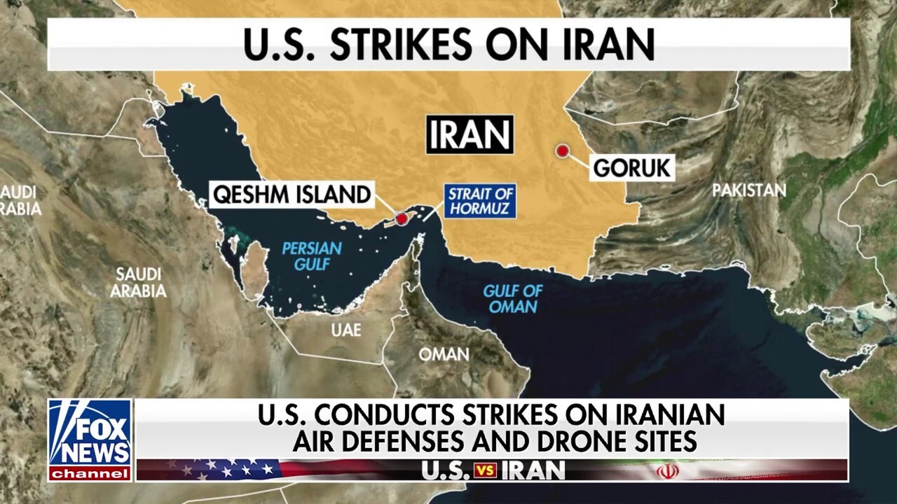 US strikes Iranian air defenses, drone sites as Kuwait reports missile ...