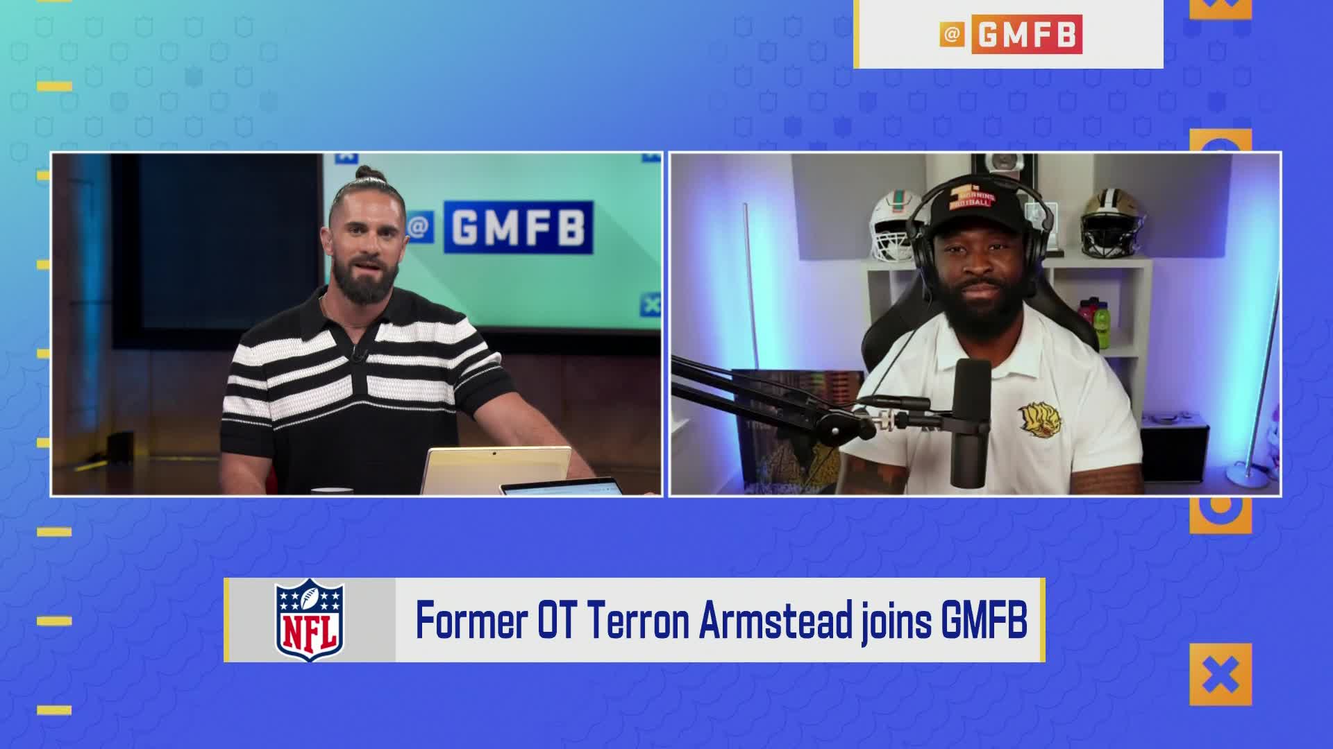 Terron Armstead joins 'GMFB' to discuss Aaron Rodgers announcing he ...