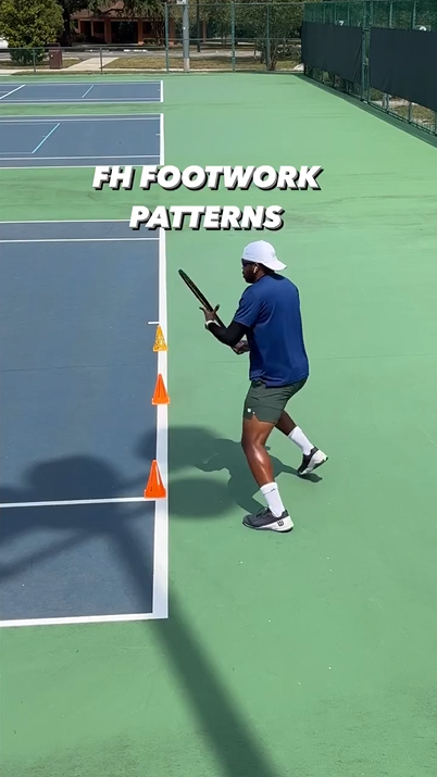 Step up your tennis movement: FH footwork