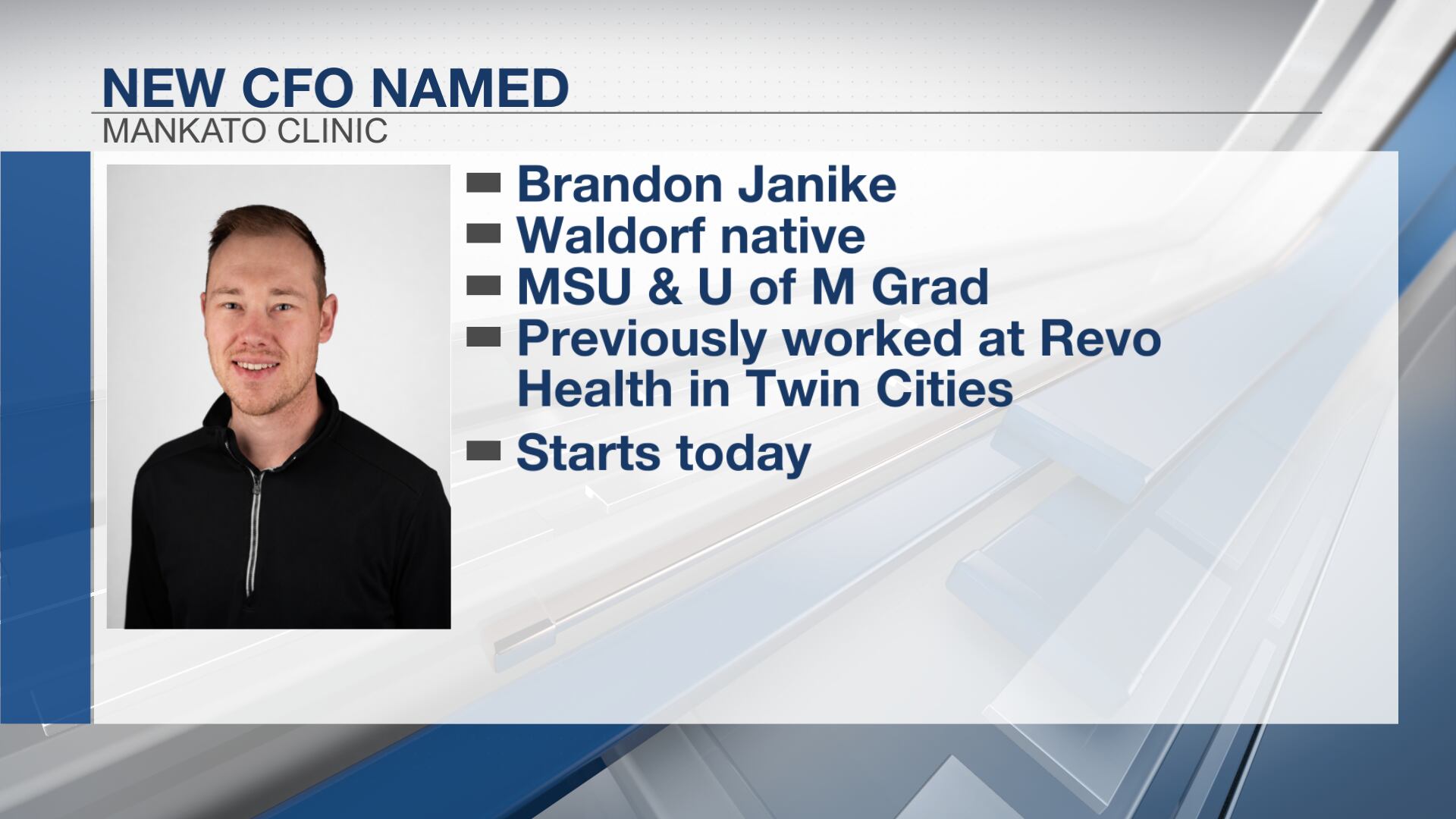 Mankato Clinic names new CFO