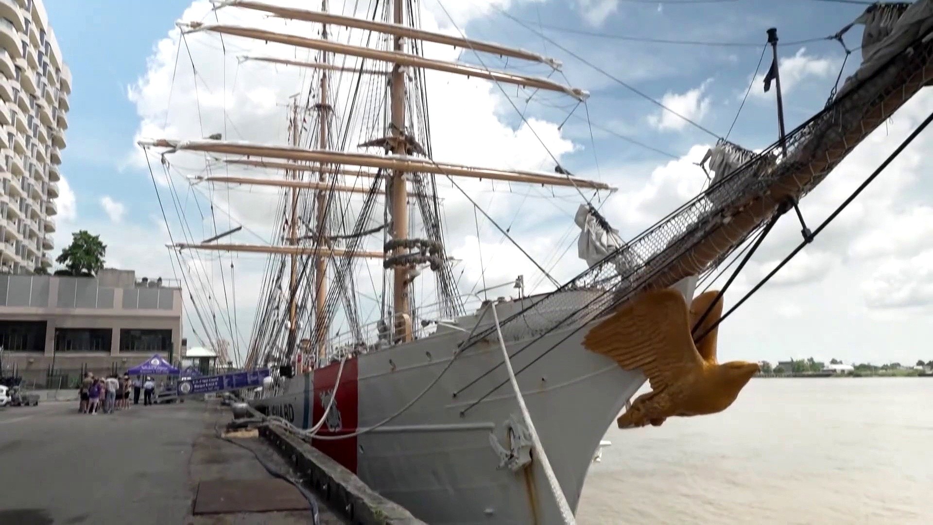 See the US tall ship set to lead the parade of sail for America250