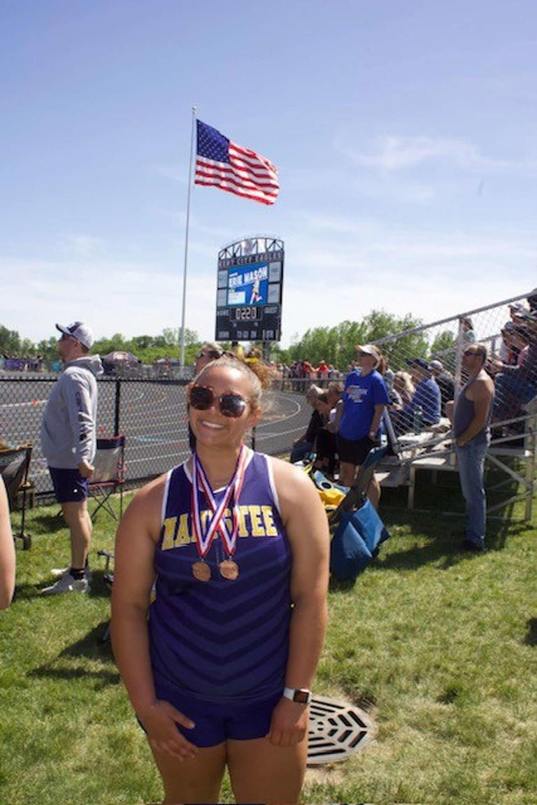 Manistee's Wayward, Onekama's Sinke earn All-State honors