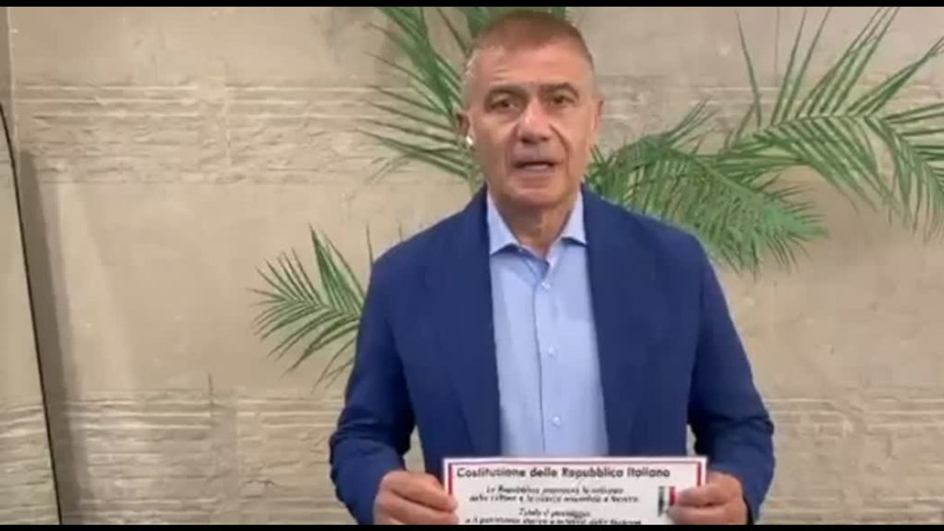 Pecoraro Scanio: "Festa Repubblica ricordi ambiente in Costituzione"