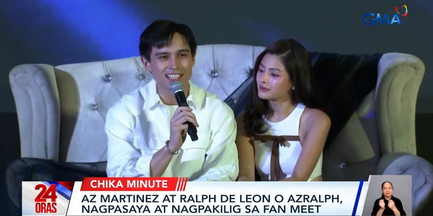 AZ Martinez, Ralph De Leon serve kilig in wedding-like fan meet