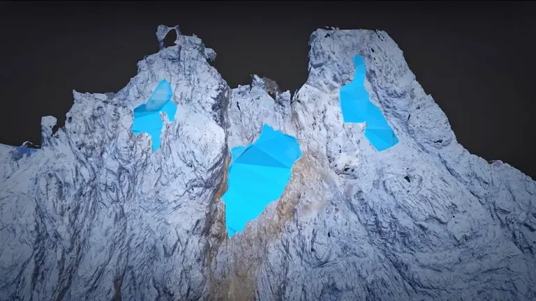 This 3D model captures a rare tropical glacier before it’s gone