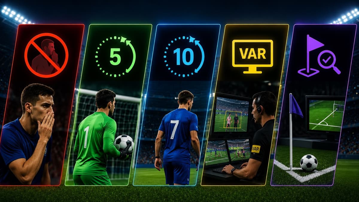 Five radical rule changes being implemented at the 2026 World Cup