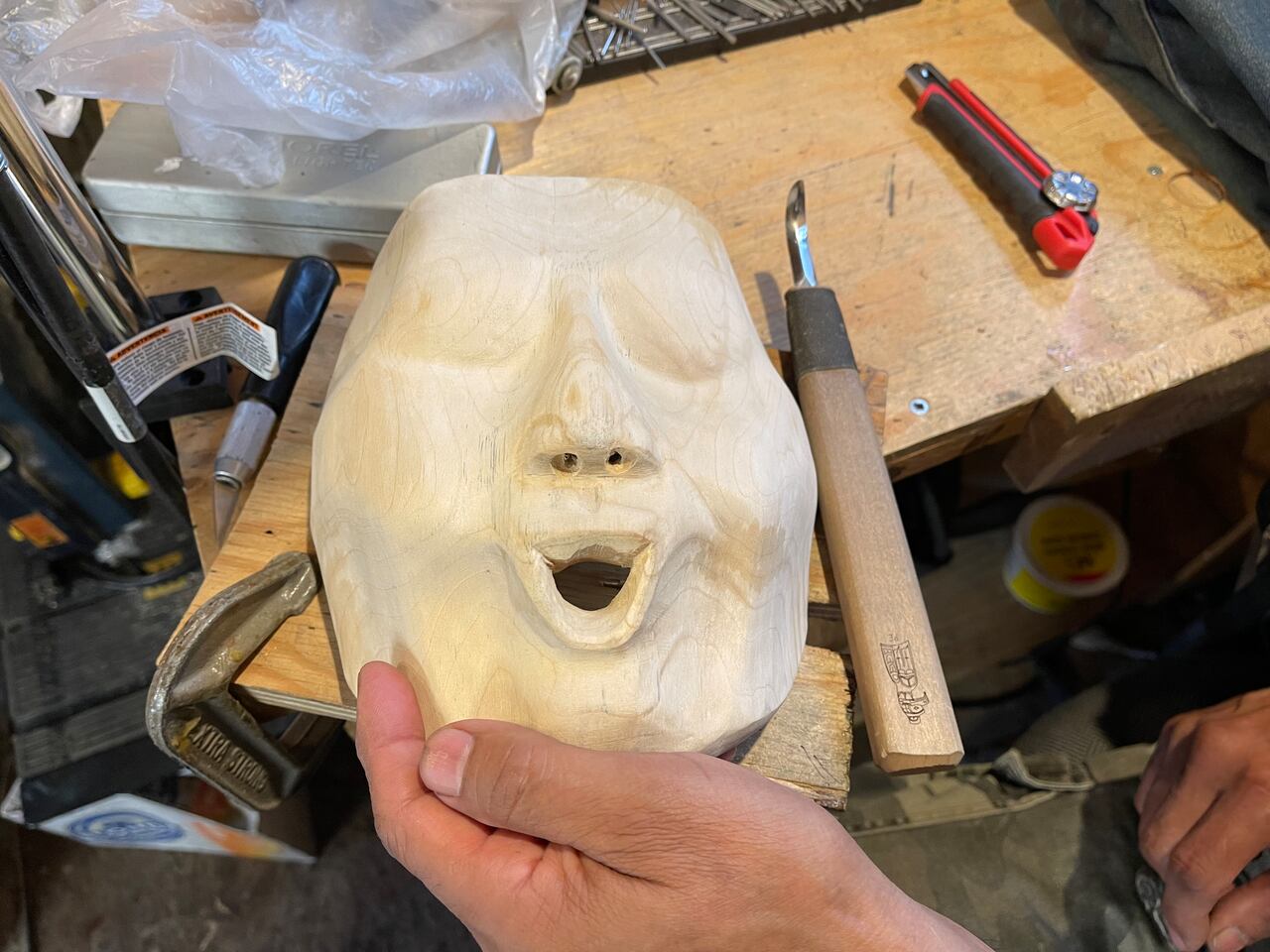 'It's telling a story': A look at mask making in Kaska territory