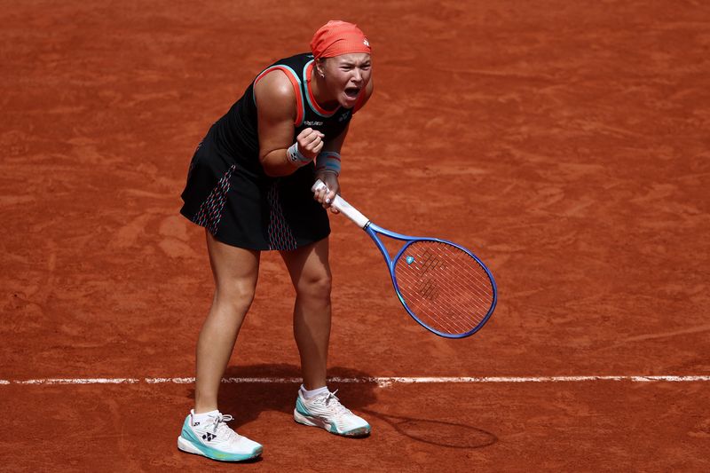 Tennis-Shnaider reaches maiden Grand Slam quarter-final with upset ...