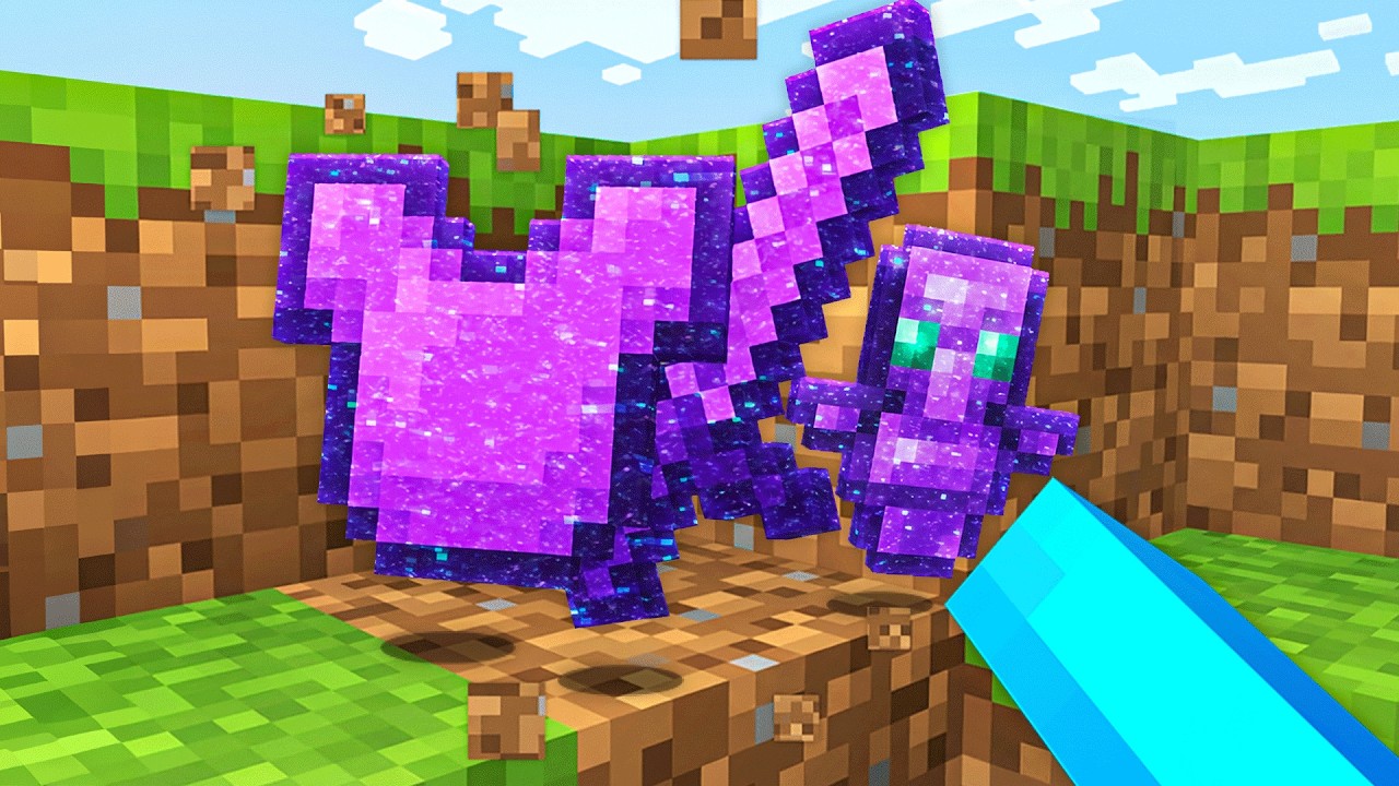 Minecraft but every drop is immortal