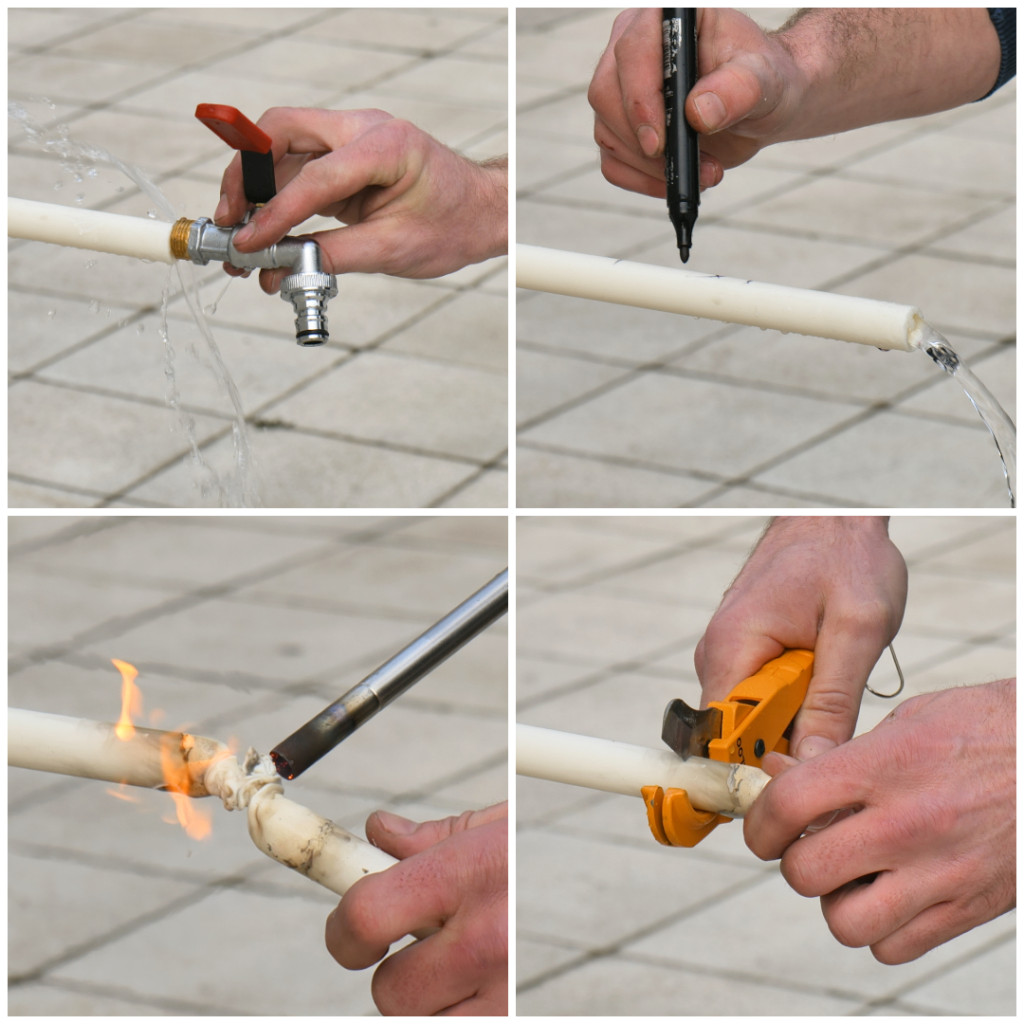 A quick fix for broken water pipe! 🛠️💯
