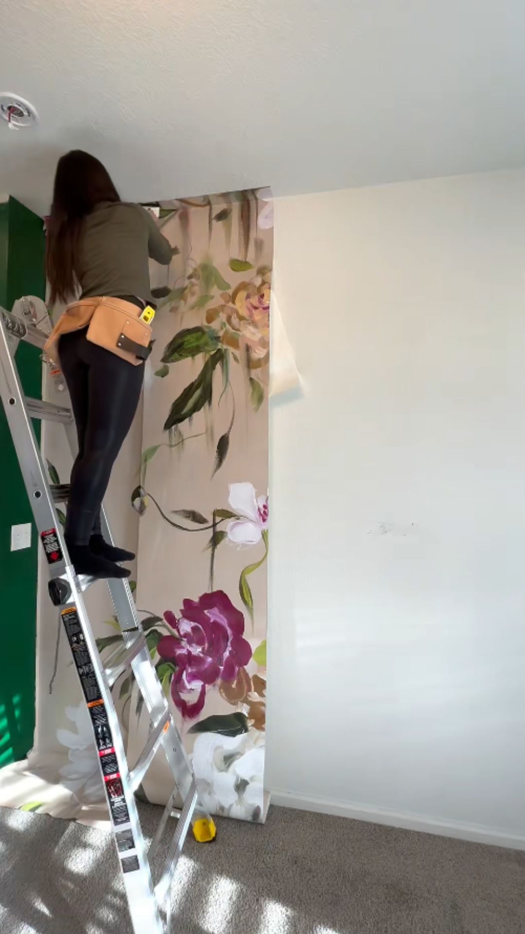Transform your room quickly with peel-and-stick wallpaper