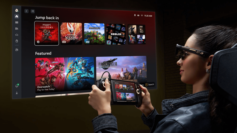 The ROG Ally X20 is basically the same handheld with OLED and gold trim